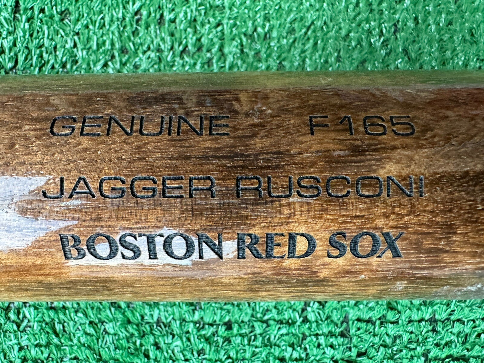 BOSTON RED SOX JAGGER RUSCONI GAME USED BASEBALL BAT | eBay