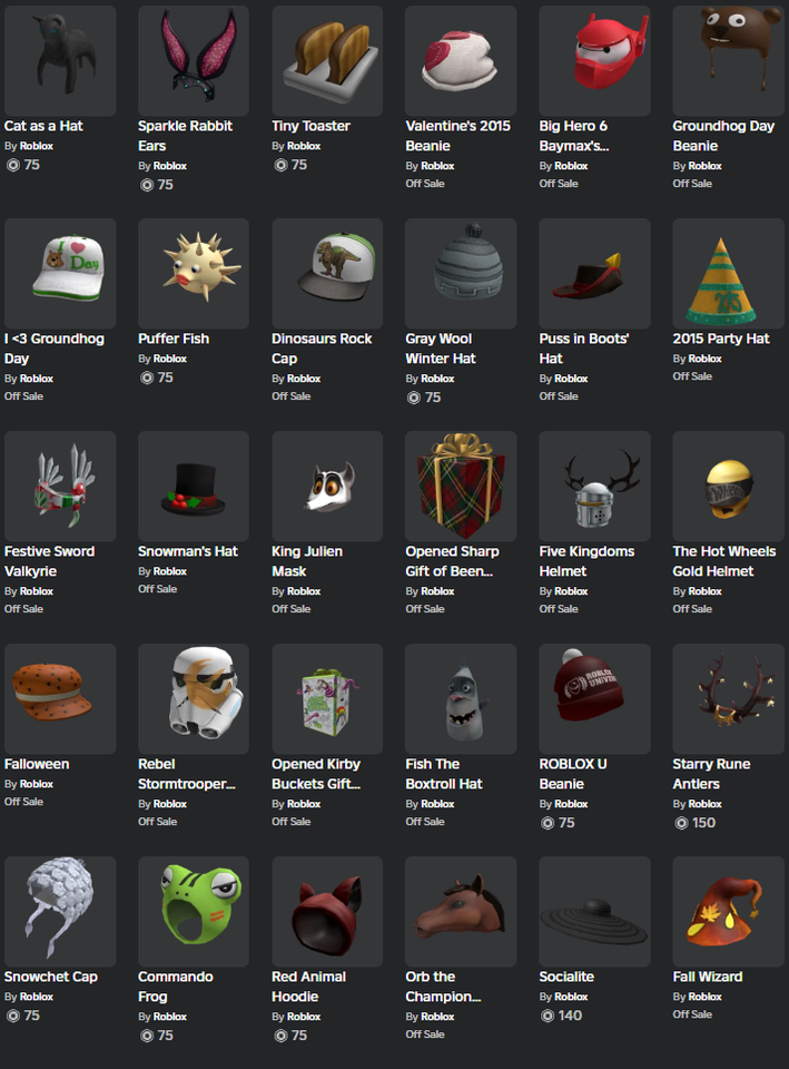 ROBLOX ACCOUNT 2013 | 60+ OFFSALES | OBC HATS | eBay