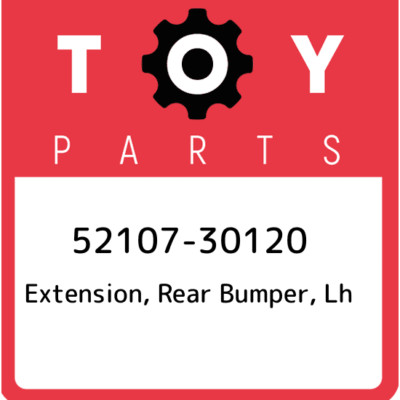 52107-30120 Toyota Extension, rear bumper, lh 5210730120, New Genuine ...