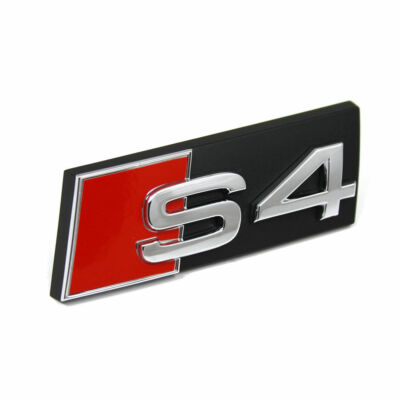 Original Audi S4 Badge (B9 8W) Black Logo Grille Emblem Black Edition ...