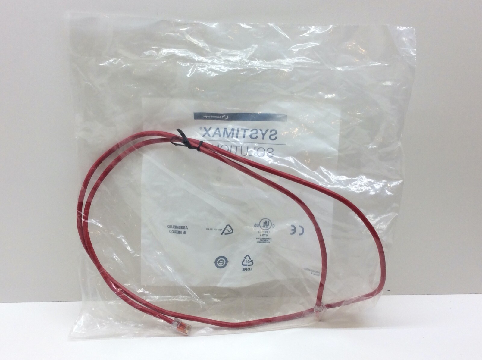 Commscope Systimax Solutions GS8E-RD5 CPC3312-07F005 Modular Patch Cord ...