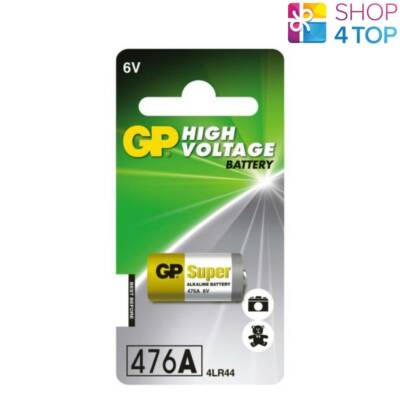 GP ALKALINE HIGH VOLTAGE BATTERY 476A 6V 4LR44 NO MERCURY 476AF-2C1 EXP ...