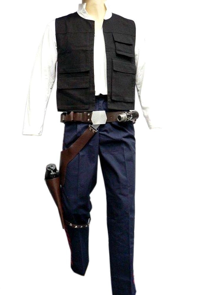 Han Solo Blaster Belt Holster + Droid Caller + Greeble Costume Pouch | eBay