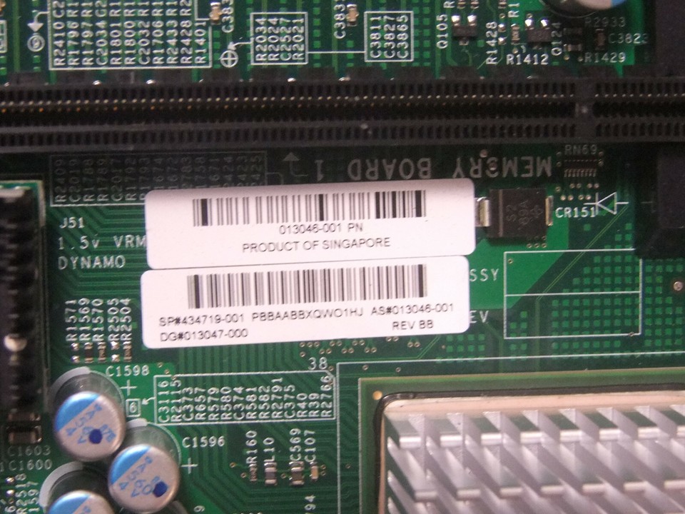 HP Proliant ML370 G5 409428-001 Motherboard Socket Type LGA771 434719 ...