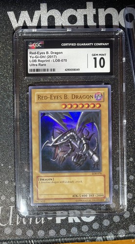 CGC 10 Red Eyes B Dragon LOB-070 | eBay