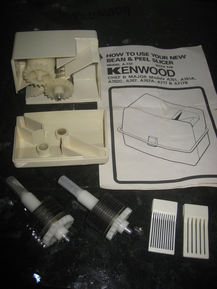 KENWOOD CHEF Bean & Peel Slicer A732. Fits Chef & Major Models A701 ...