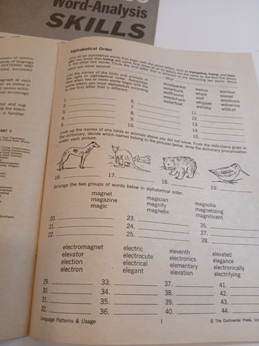 Vintage 1970 Grades 5 & 6 Phonics and Language Workbooks School -MG2 | eBay