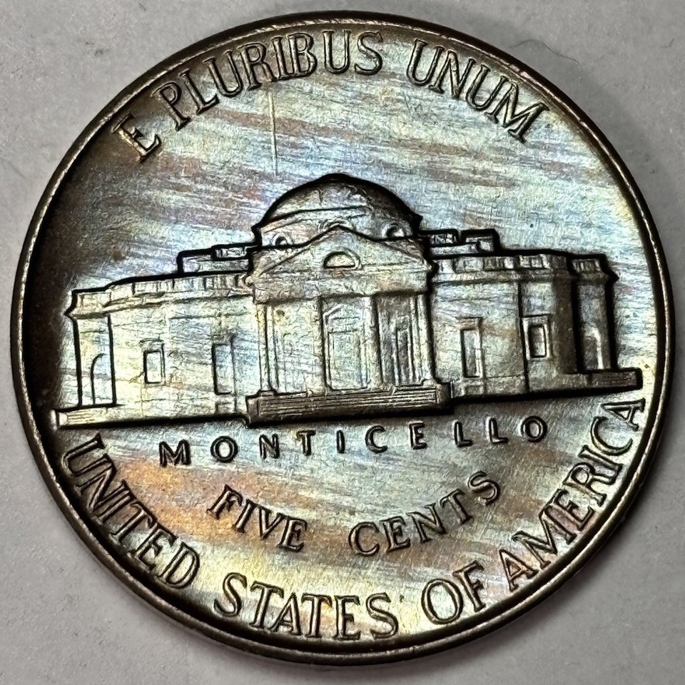 1947-P Jefferson Nickel Gem BU Full Steps Uncirculated Full Step Superb ...