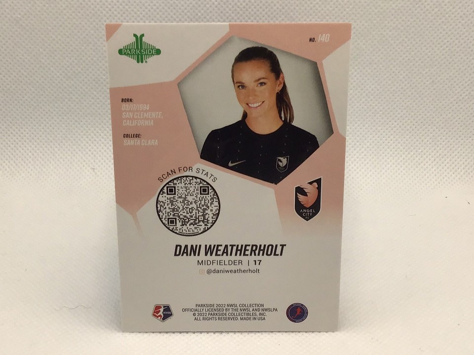 2022 PARKSIDE NWSL #140 Dani Weatherholt Angel City FC | eBay