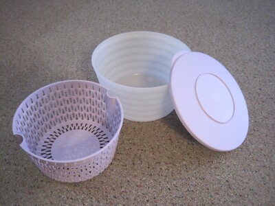 Tupperware Lavender Salad Strainer Saver 4.5L 3 pieces | eBay