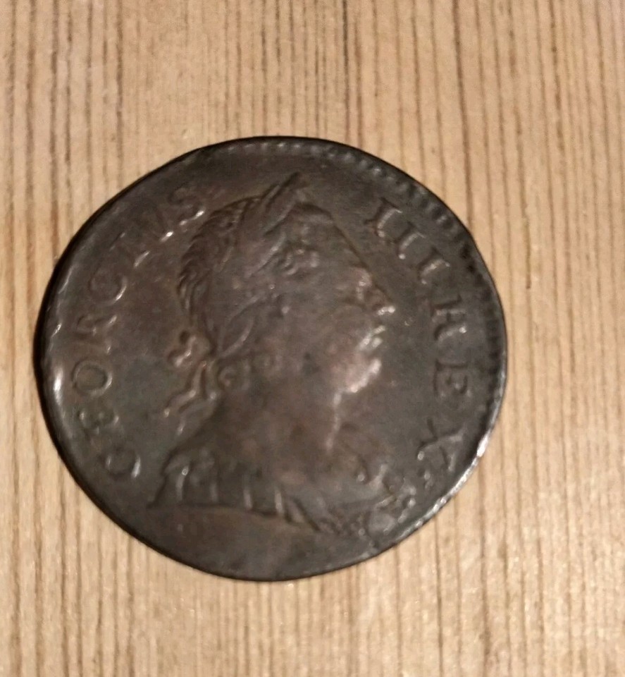 GREAT BRITAIN GEORGE III 1772 HALF PENNY, COPPER TOP GRADE | eBay UK