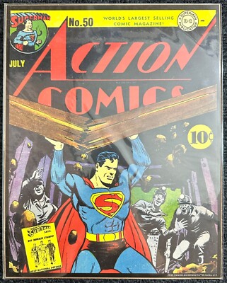 Superman Action Comics #50 DC Comics Poster | eBay