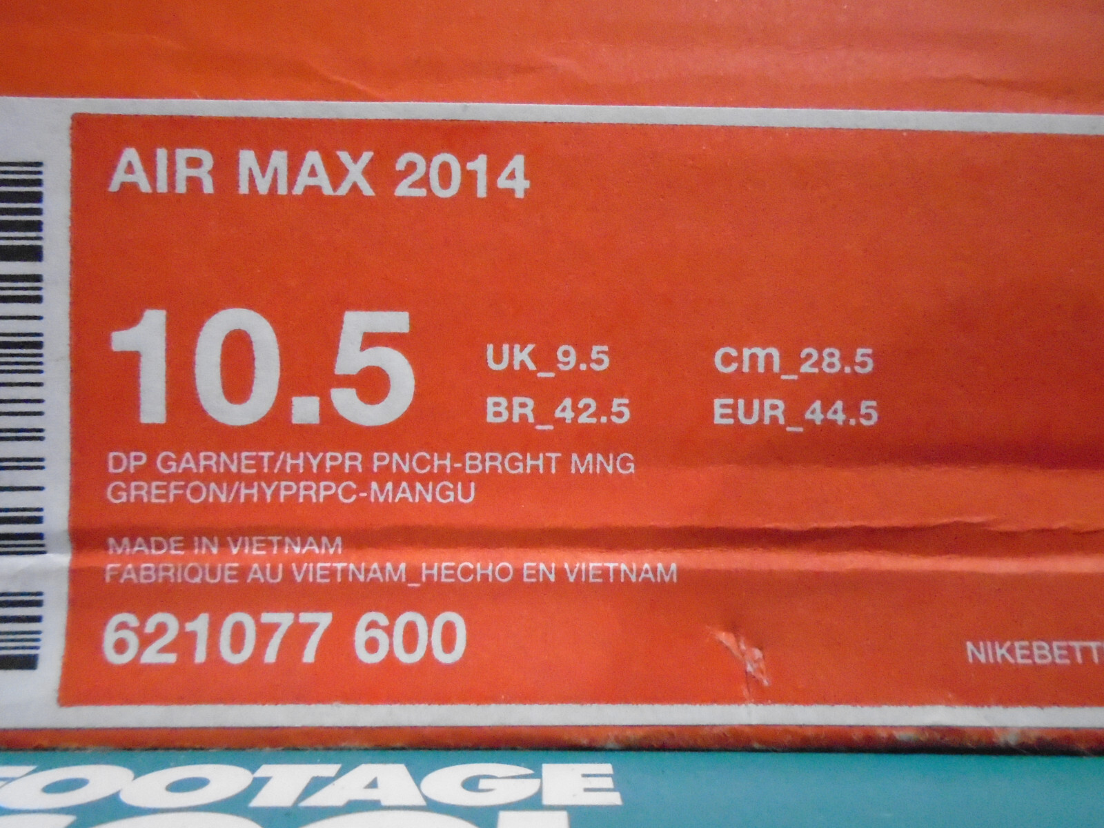 NIKE AIR MAX 2014 RUNNING GARNET BURGUNDY PUNCH PINK MANGO INFRARED 90 ...