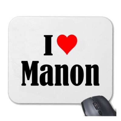 MOUSEPAD Mauspad I Love Manon Ich Liebe Manon | eBay.de