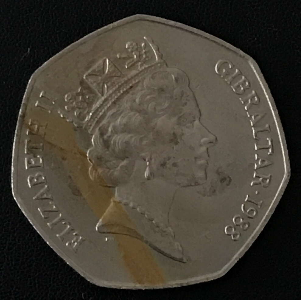 Rare Gibraltar Candytuft Flowers 1988 50p Collectors Coin Fifty Pence ...