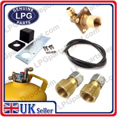 Refillable gas cylinder LPG REFILL KIT with UK FILLER POINT fits gaslow ...