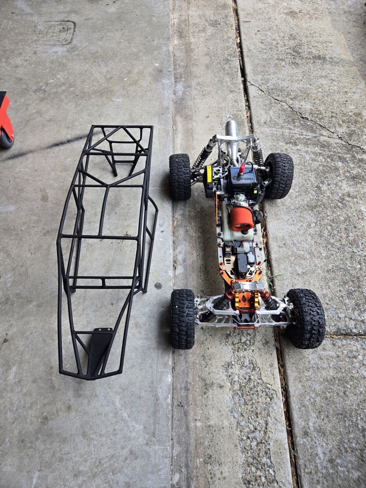 HPI 1/5 Scale Baja 5b Full Metal Build RC Buggy Car Remote Control Gas ...