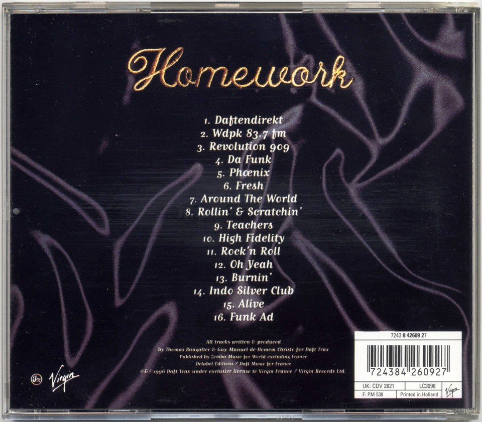 Daft Punk Homework (CD album 1997) 724384260927 | eBay