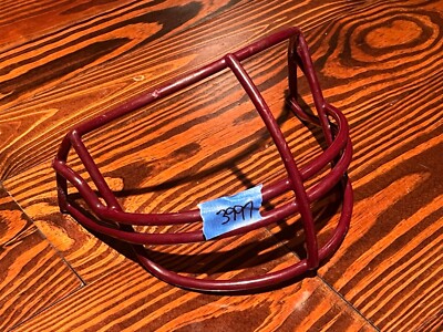 Vtg Riddell Game Football Helmet Facemask face guard NOPO Maroon VT ...