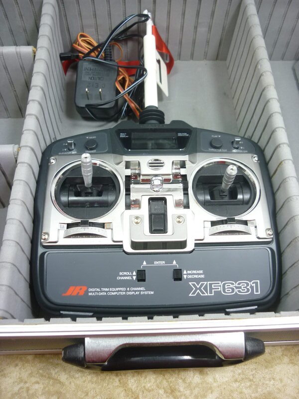 JR XF631 FM 6 Channel Radio System W/r700 Receiver 4 537bb Servos for ...