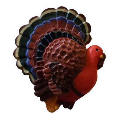 VINTAGE HALLMARK TURKEY AUTUMN FALL THANKSGIVING LAPEL PIN | eBay