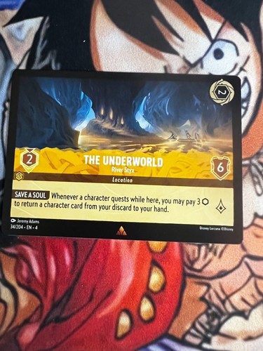 The Underworld - River Styx 34/204 Rare Ursula's Return Disney Lorcana ...