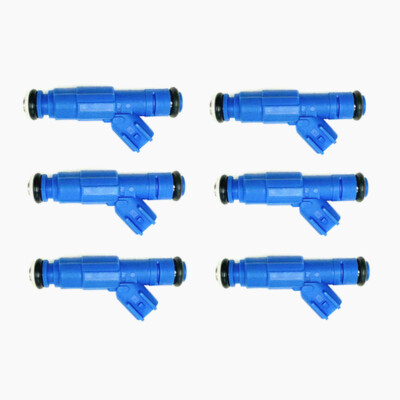 Upgrade Set of 6 Blue fuel injectors For 2006-2008 Ford F-150 4.2L V6 ...