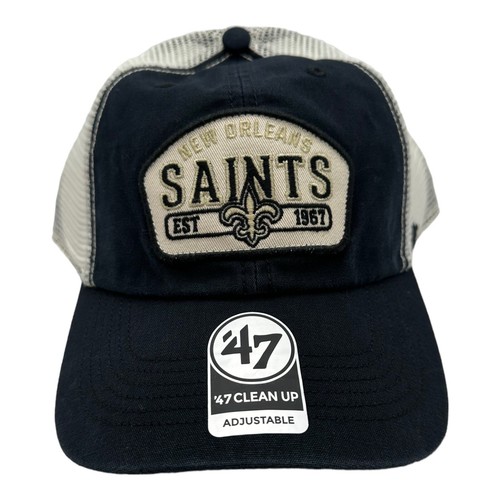 NWT 47 Brand New Orleans Saints NFL Snapback Trucker Mesh Back Hat Cap ...