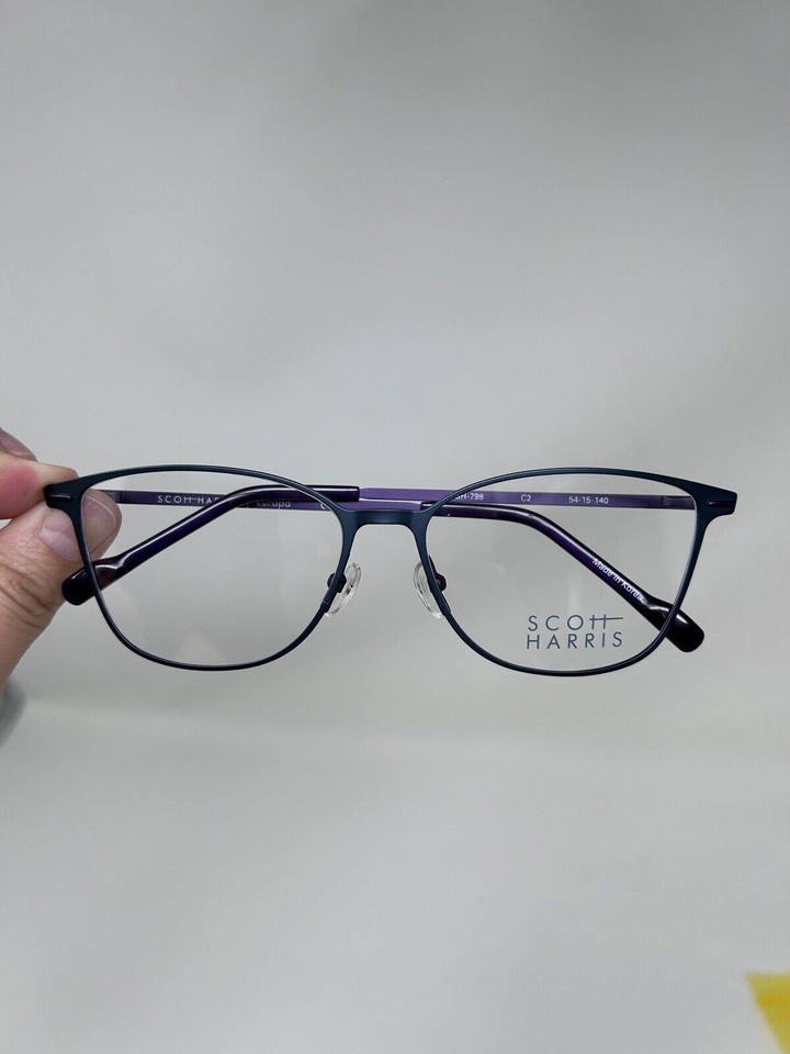 Scott Harris Europa Eyeglasses SH-798 C2 Frames 54 [] 15 140 Flex ...