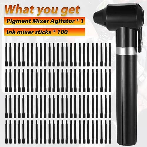 Ink Mixer Pigment Mixer - Machine Ink Agitator Machine with 100pcs Ink ...