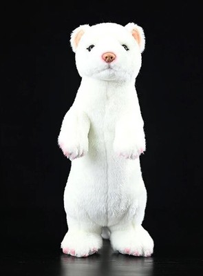 Stoat Ermine 12 Inch Stuffed Animal Plush Toys Toddler Doll Kids Cute ...