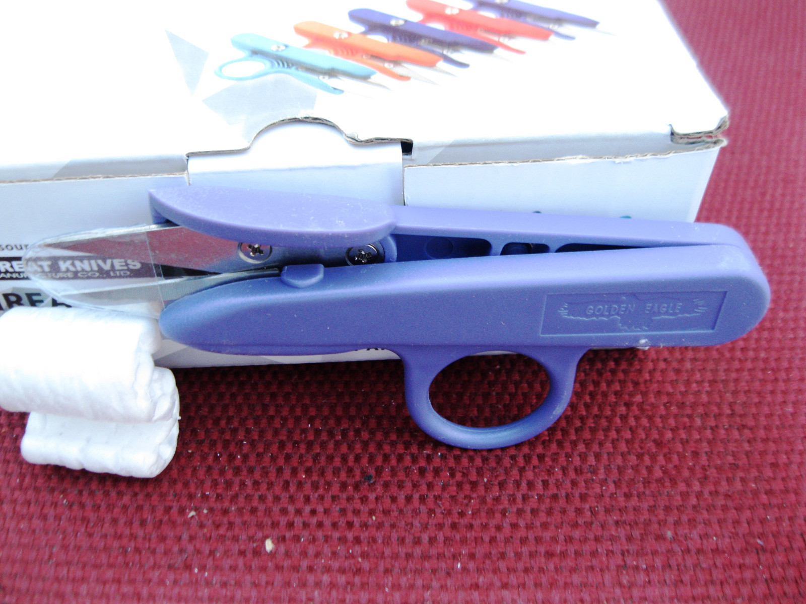 NEW 12 PCS. PURPLE SEWING THREAD NIPPERS SNIPPERS CLIPPERS TRIMMING ...