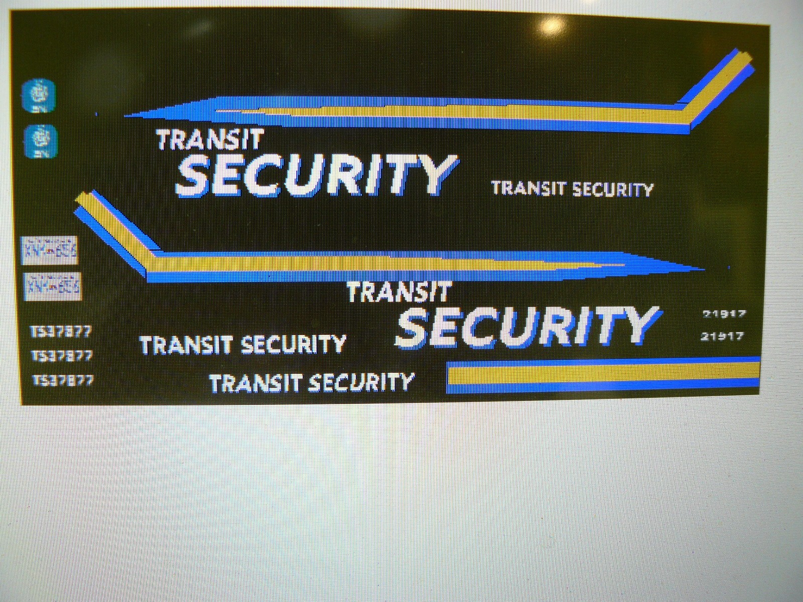 Vancouver BC Canada Transit Security Vehicle Decals 1:64 two for one ...