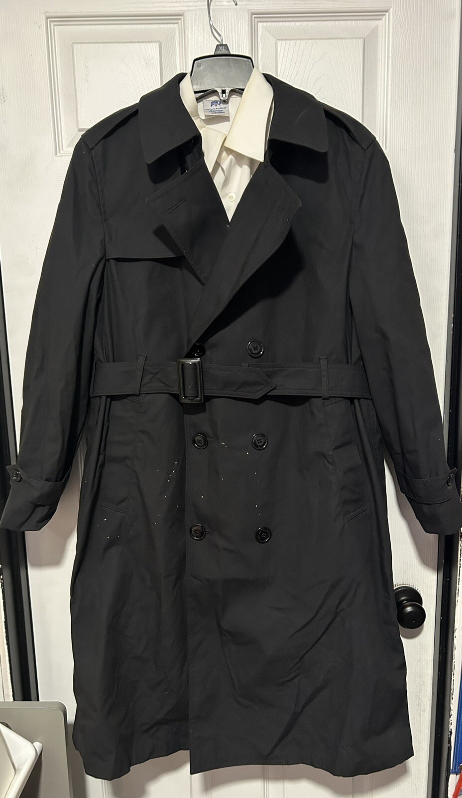 Garrison Collection Vintage Military Men’s Black Tren… - Gem