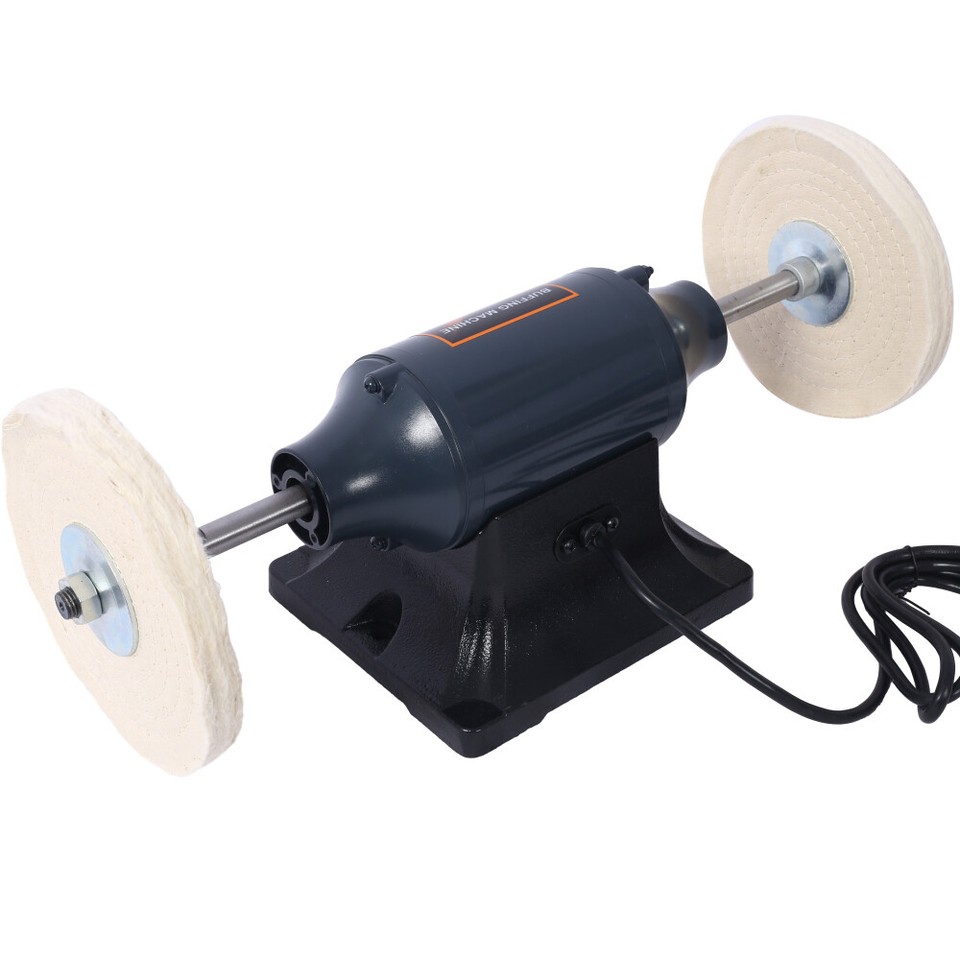 Extra long 8" Electric Polisher Benchtop Buffer Grinder Benchtop ...