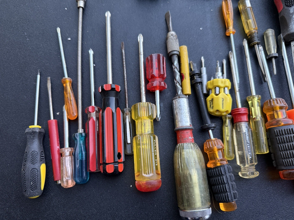 ASSORTED MISC LOT OVER 6 LBS. screwdrivers, Drivers, Nut Drivers ETC. AS SHOWN | eBay