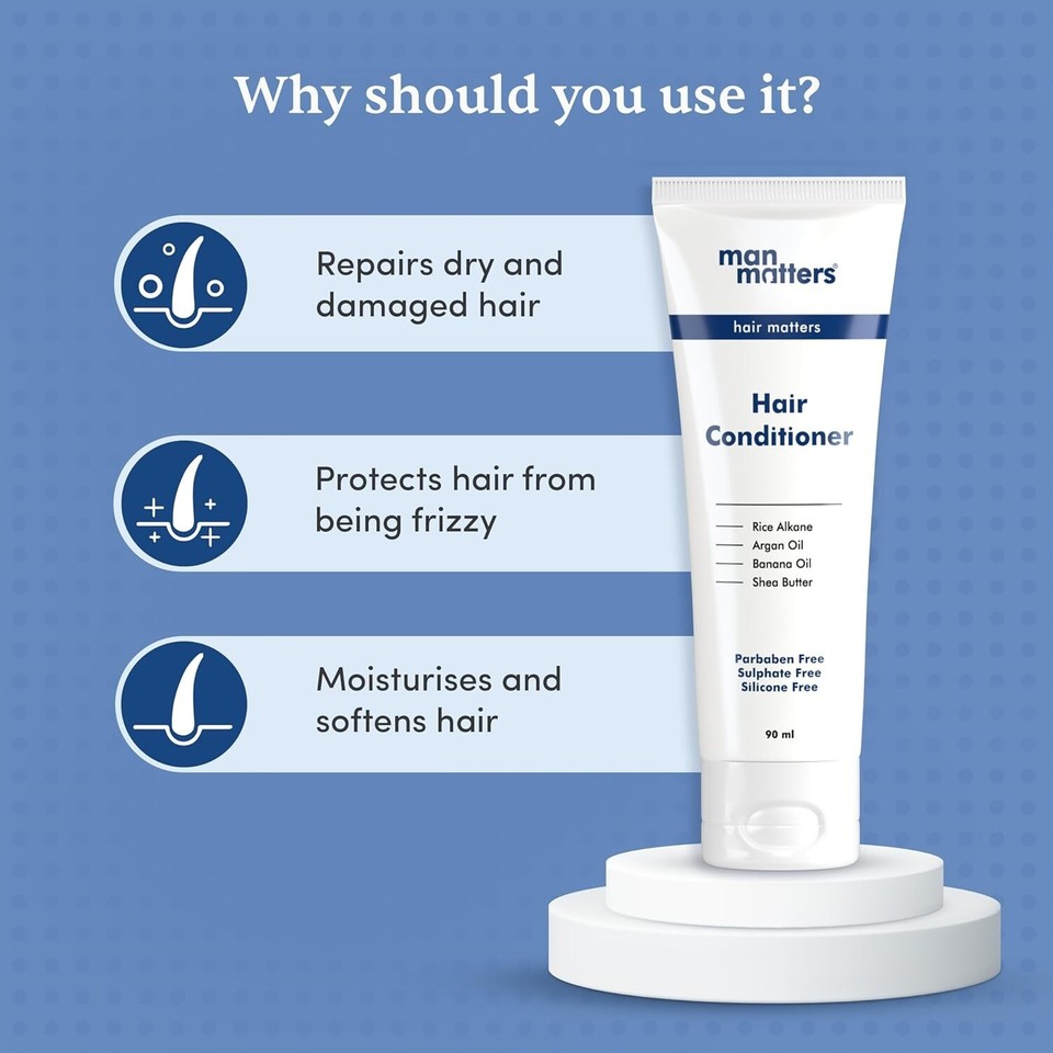 Man Matters Nourish Hair Conditioner For Men Deep Nourishment (90ml) | eBay