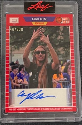 ANGEL REESE Autographed Auto Signed Leaf Pro Set LSU Tigers Rookie Card ...