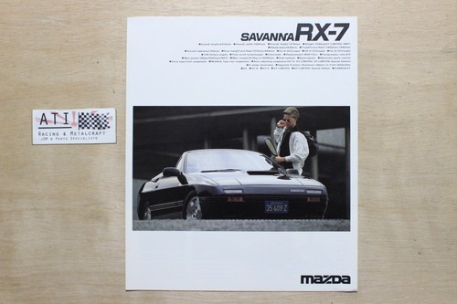 JDM Mazda Savanna FC FC3s Rx7 RX-7 Cabriolet 1988 Sales Brochure Book ...