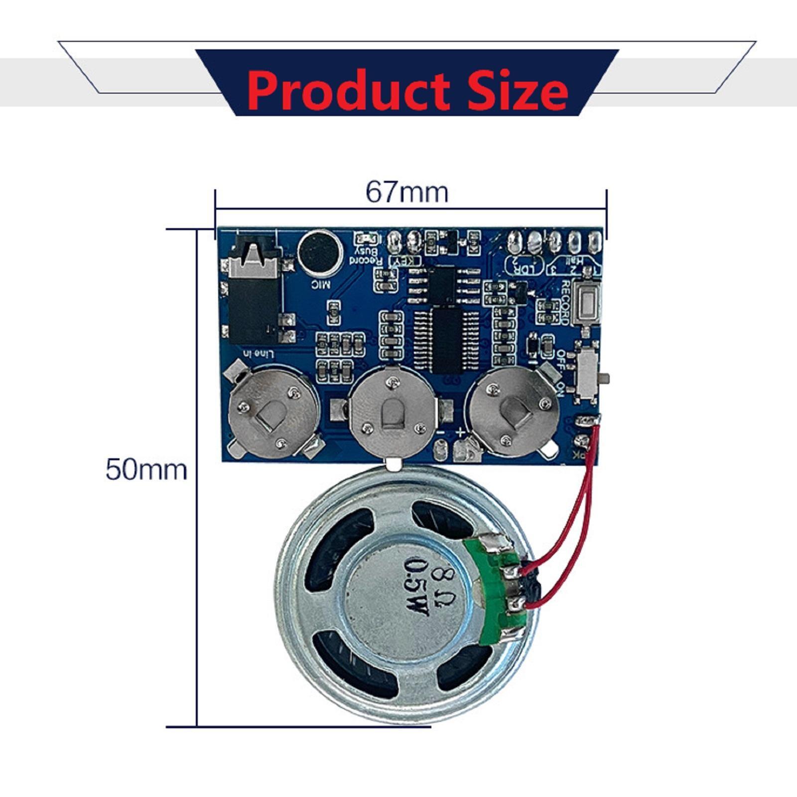 17 Min Greeting Card Recordable Voice Chip Music Sound Module Musical ...