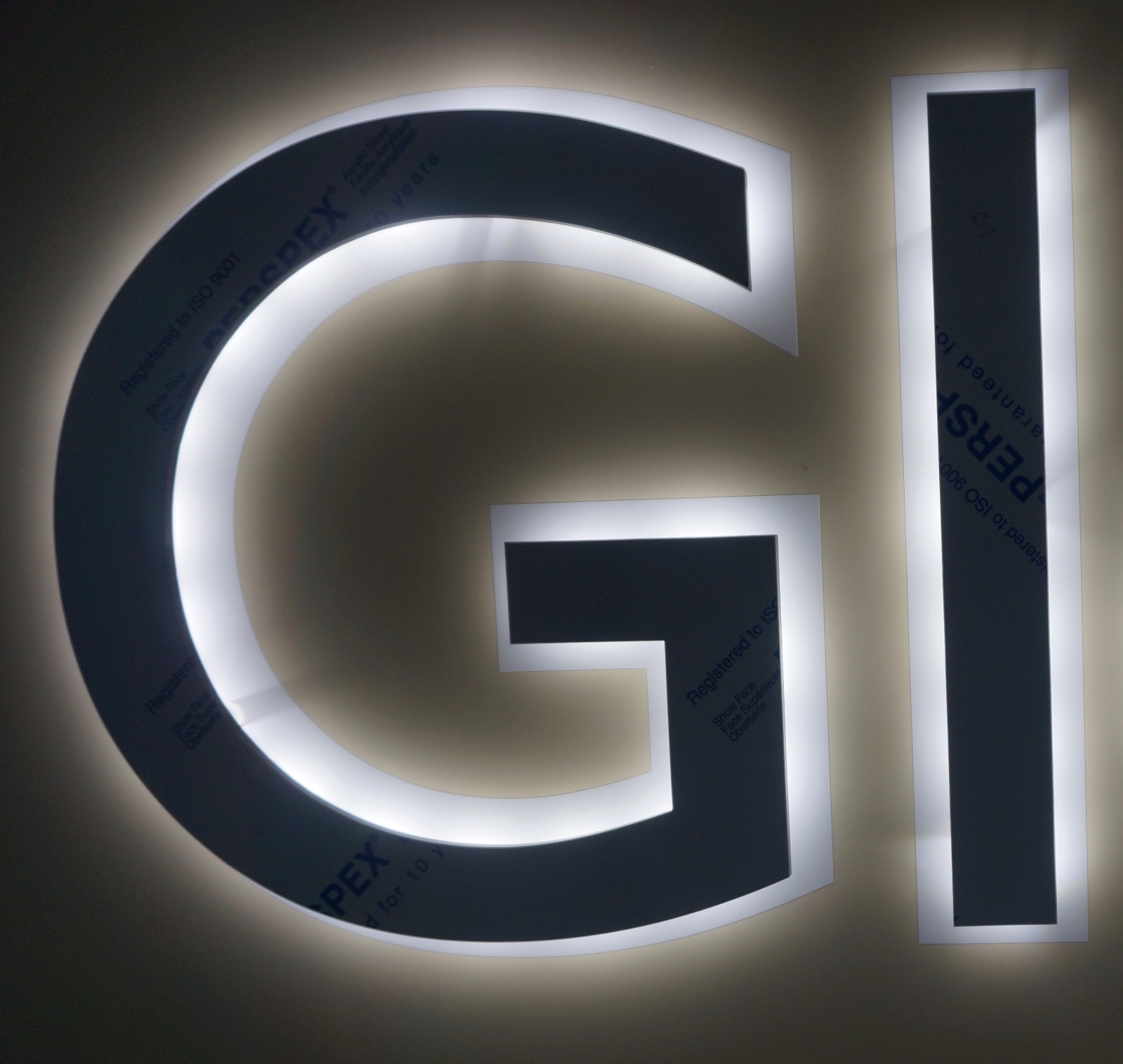 FLAT CUT ACRYLIC LETTERS SHOP SIGNS ANY SIZE OR FONT free standoffs ...