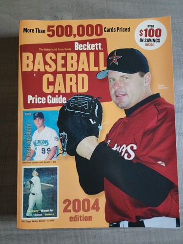 Beckett Baseball Card Price Guide 26th Edition 2004 Roger Clemens MLB ...