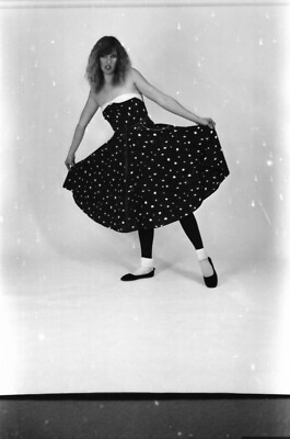 Vintage 1980's Photo Negative Fashion Model Beautiful Woman | eBay