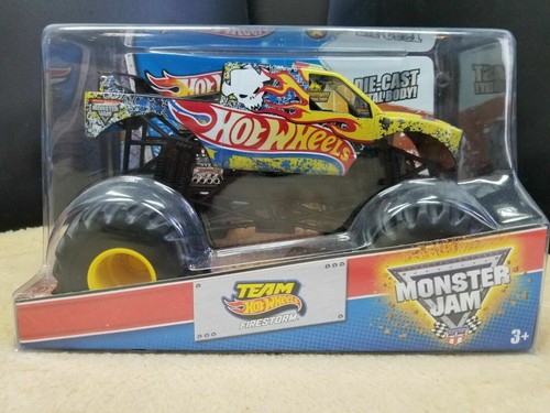2013 HOT WHEELS MONSTER JAM TEAM HOT WHEELS FIRESTORM 1;24 Scale ...
