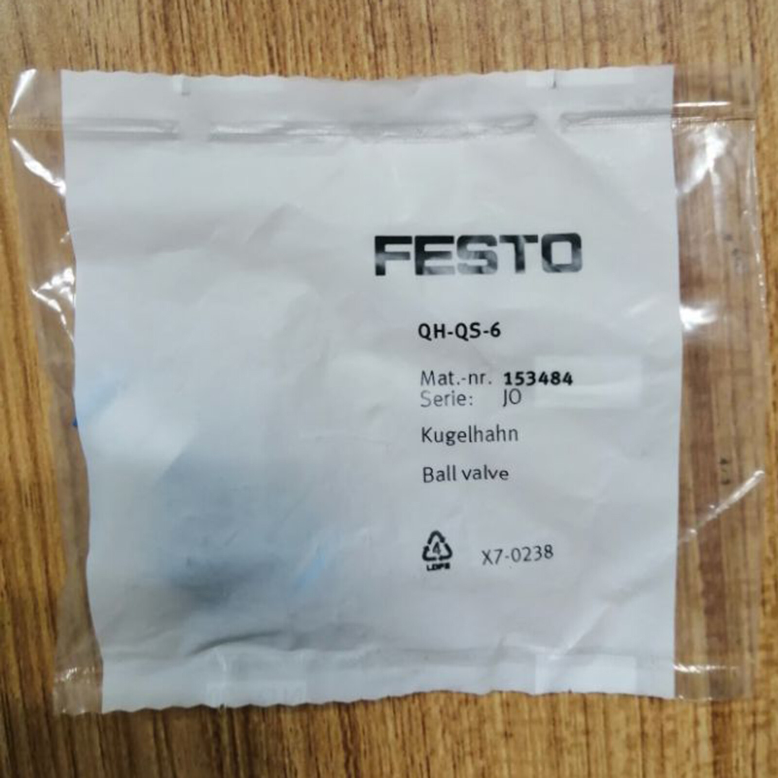 one new festo QH-QS-6 153484 Ball Valve Fast Shipping | eBay