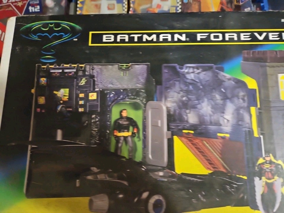 Vintage Batman Returns Batcave Command Center Playset 1991 Kenner New ...