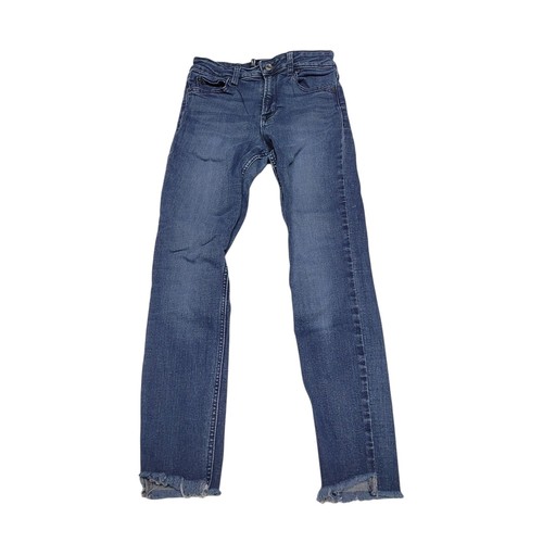 GAP High Rise Universal Legging Jeans Womens 4 27 Regular Blue Frayed ...