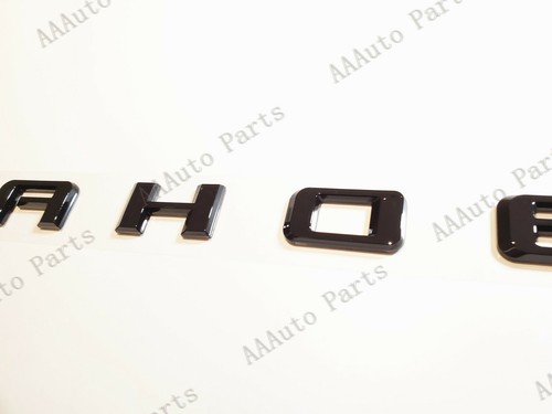 3PCS New 2021+ Chevrolet Tahoe Gloss Black Side Door Tailgate Rear ...