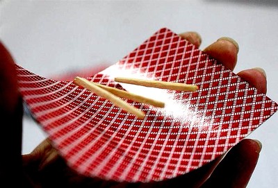 Magic Floating Matchstick Card Trick Illusion Paper Kids Magician ...