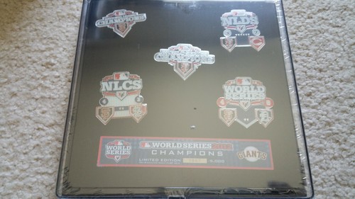 brand new sf san francisco giants 2012 world series 5 pin set | eBay